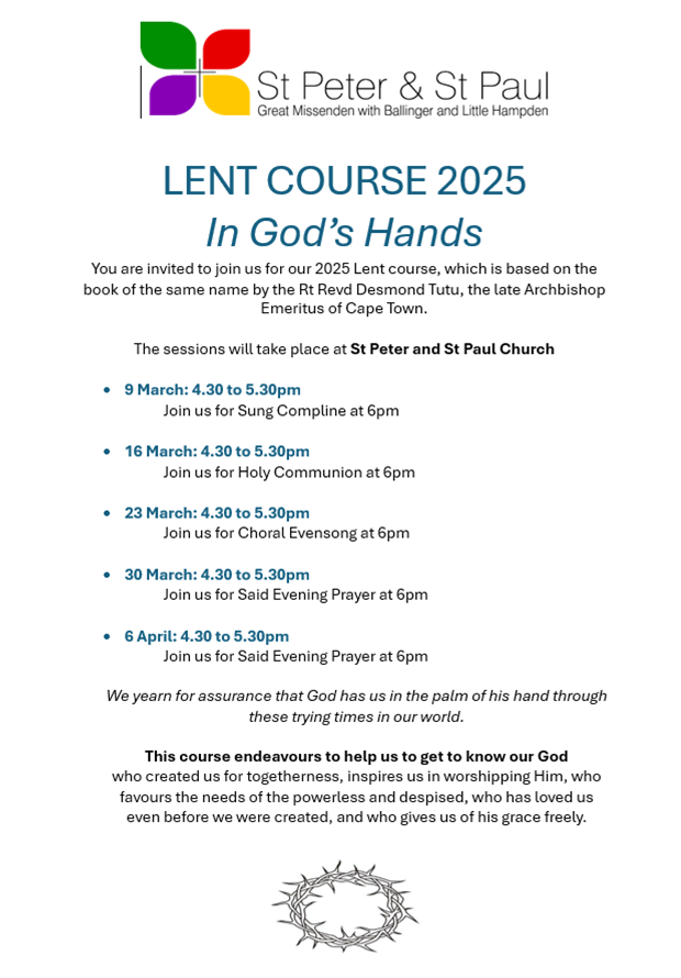 St Peter and St Paul : Lent Talks